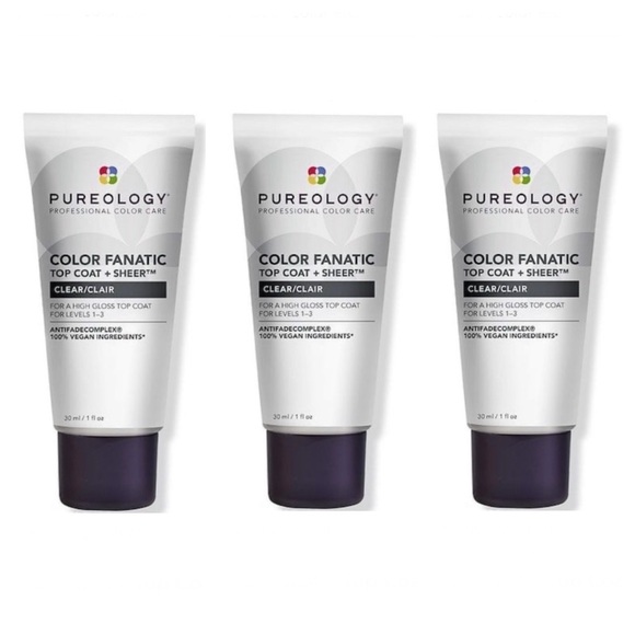 Pureology | Hair | New 3x Pureology Color Fanatic Top Coat Clear Hair ...